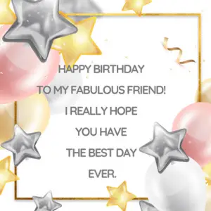 Happy Birthday Fabulous Friend - 30 Wishes | I-Wish-You