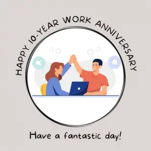 10-Year Work Anniversary - 50 Wishes | I-Wish-You
