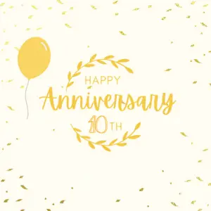 10-Year Work Anniversary - 50 Wishes | I-Wish-You