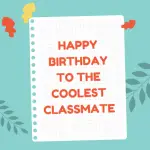 27 Birthday Wishes for Classmate Boy | I-Wish-You