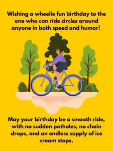 25 Best Birthday Wishes for Bicycle Rider | I-Wish-You