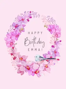 Happy Birthday Emma - 46 Amazing Wishes(+7 Free Cards)