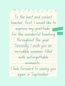 40 Amazing Thank You Notes to Teacher | I-Wish-You