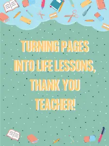 40 Amazing Thank You Notes to Teacher | I-Wish-You