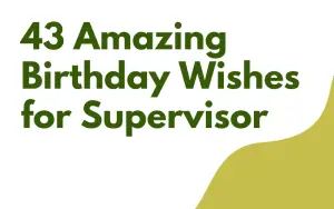 43 Amazing Birthday Wishes for Supervisor | I-Wish-You