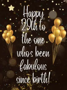 29th Birthday Captions (+Images) | I-Wish-You
